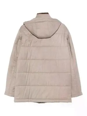 DORIANI CASHMERE Padded Hooded Jacket