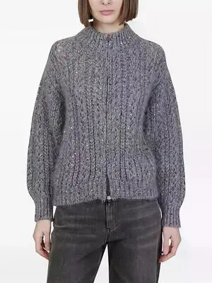 Eleventy Sequin-embellished Cardigan