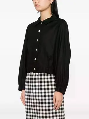 TO B. BY AGNÈS B. Cropped Button-down Shirt