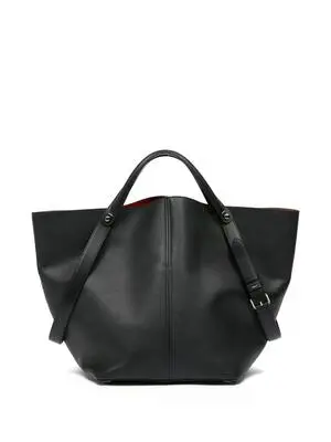 MAISON MARGIELA Large Pebbled Tote Bag - Black