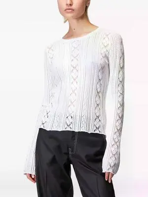 ROBERTO COLLINA Openwork Knit Sweater