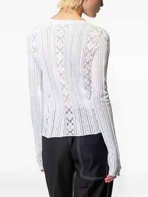ROBERTO COLLINA Openwork Knit Sweater
