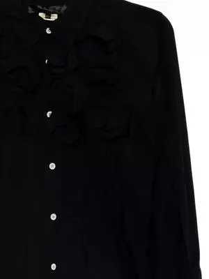 Comme Des Garçons Rose Detail Blouse