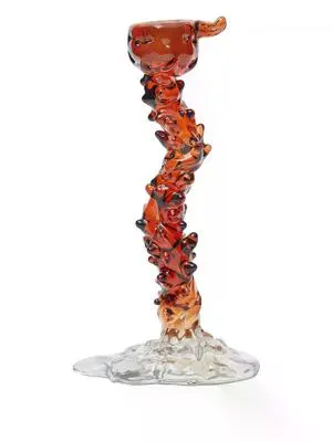 POLSPOTTEN Spiral-shaped Glass Candle Holder