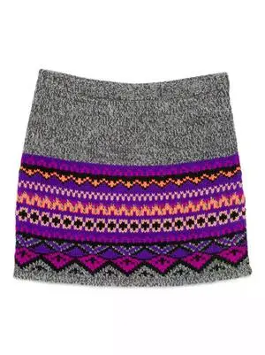 Anna Sui Geometric-pattern Mini Skirt