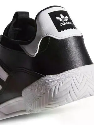 Adidas Leather Striped-detail Sneakers