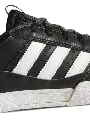 Adidas Leather Striped-detail Sneakers
