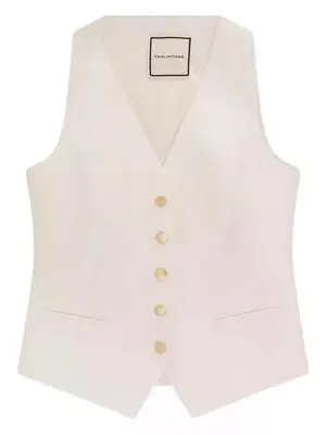 Tagliatore V Neck Vests For Women