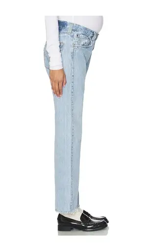 ALIGRACE Vintage Maternity Baggy Jeans