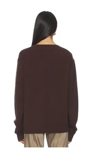 Eterne James Cashmere Sweater - Espresso