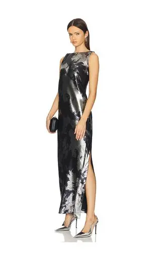 Rag & Bone Margaret Metallic Maxi Dress