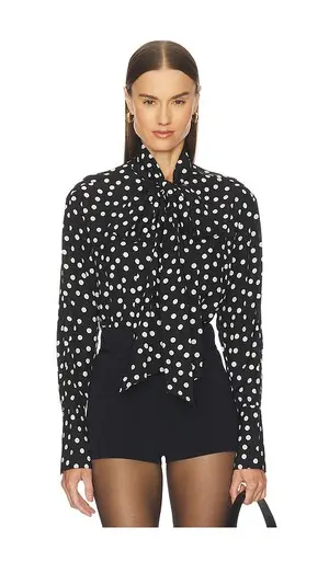 ANINE BING Ruby Shirt In Double Dot