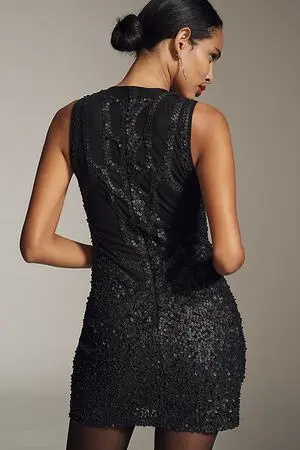 Anthropologie Sequin Mini Dress