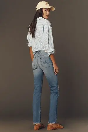 Ag Mari Mid-rise Straight-leg Jeans