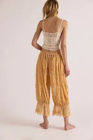 Free People Forever Young Burnout Pants - Desert Mist Combo