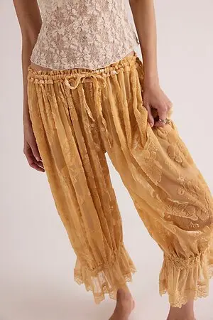 Free People Forever Young Burnout Pants - Desert Mist Combo