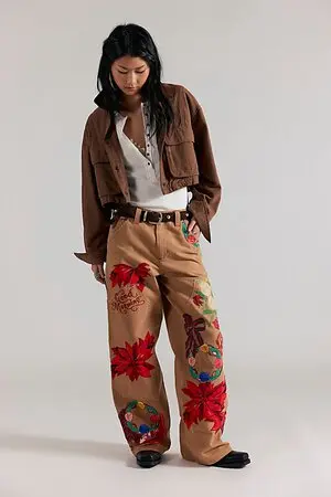 Free People Bright Time Craft Pants