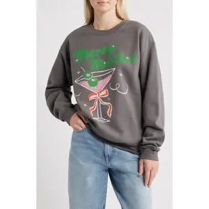 Junk Food Graphic Fleece Sweatshirt