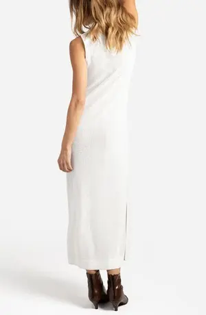 SUNDAY CITIZEN Knit Slit Hem Nightgown - Off White