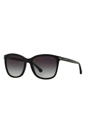 Emporio Armani 56mm Square Sunglasses