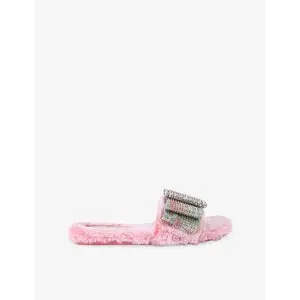 Pink Fur Slides