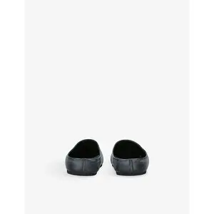 REPRESENT Distressed Leather Mules - Black