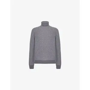 Corneliani Roll-neck Wool And Cashmere Jumper