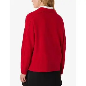 Whistles Open-collar Wool Jumper