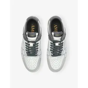 Amiri Skel Distressed Suede Trainers - Grey