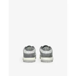 Amiri Skel Distressed Suede Trainers - Grey