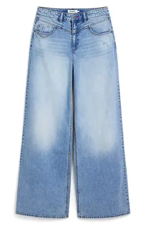Desigual Shadow Pocket Wide-leg Jeans