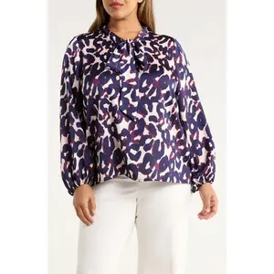 Tahari Asl V Neck Blouses