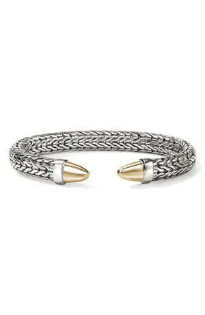 John Hardy Spear 50 Flex Cuff Bracelet - Silver And Gold