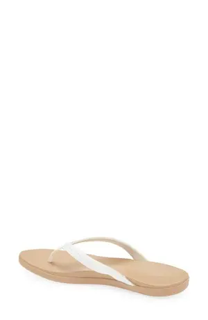 Olukai Ho'ōpio Mālua Flip-flop - Bright White/warm Sand