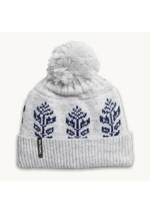 Turtle Fur Freya Pom Beanie - Ash