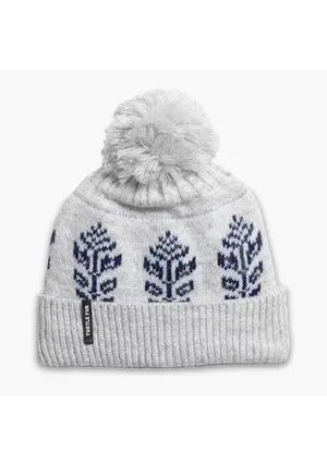 Turtle Fur Freya Pom Beanie - Ash