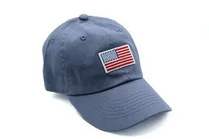 REY TO Z Flag Baseball Cap - Dusty Blue