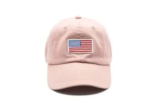 REY TO Z Flag Baseball Cap Dusty Rose