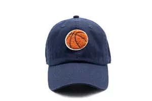REY TO Z Terry Basketball Baseball Cap - Navy