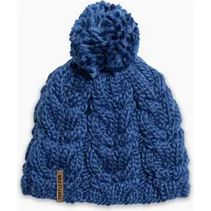 Turtle Fur Turtle Fur Millie Wool Pom Beanie Navy