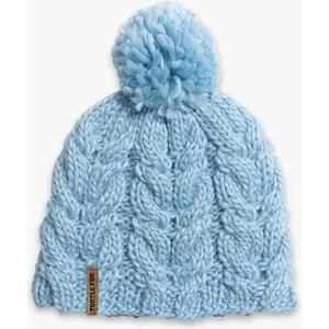 Turtle Fur Millie Wool Pom Beanie - Sky