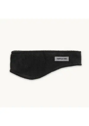 Turtle Fur Bang Band Fleece Headband - Black