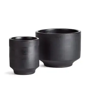 NAPA HOME & GARDEN Zola Cachepots - Black