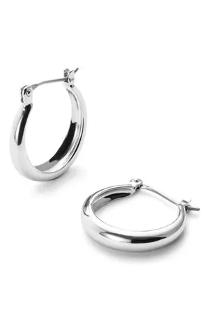 ANA LUISA Endless Hoop Earrings - Silver