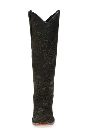 CORRAL Floral Knee High Western Boot