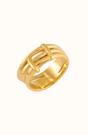 JOIANA JEWELRY Rowe Triple Loop Ring - Gold
