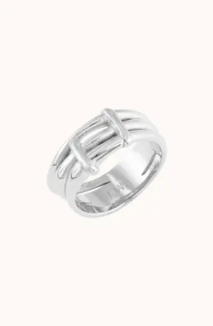 JOIANA JEWELRY Rowe Triple Loop Ring - Silver