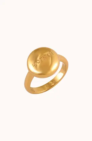 JOIANA JEWELRY Signet Ring - Gold