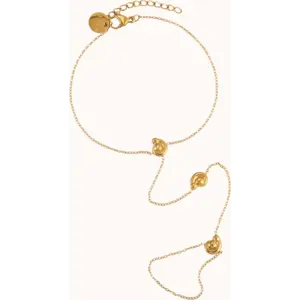 JOIANA JEWELRY Cove Hand Chain - Gold