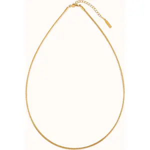 JOIANA JEWELRY Ribbed Choker Necklace - Gold